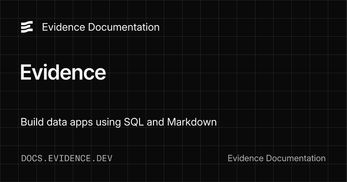 What is Evidence? | Evidence Docs